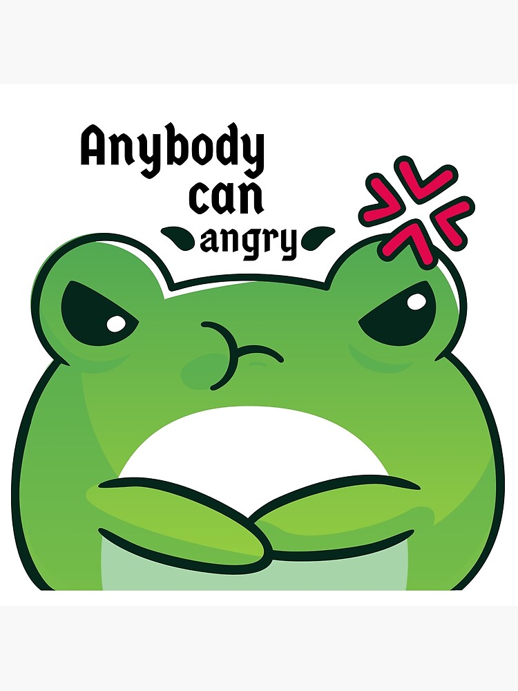 "Kawaii chibi angry frog emoji" Art Print for Sale by Lightsinlife ...