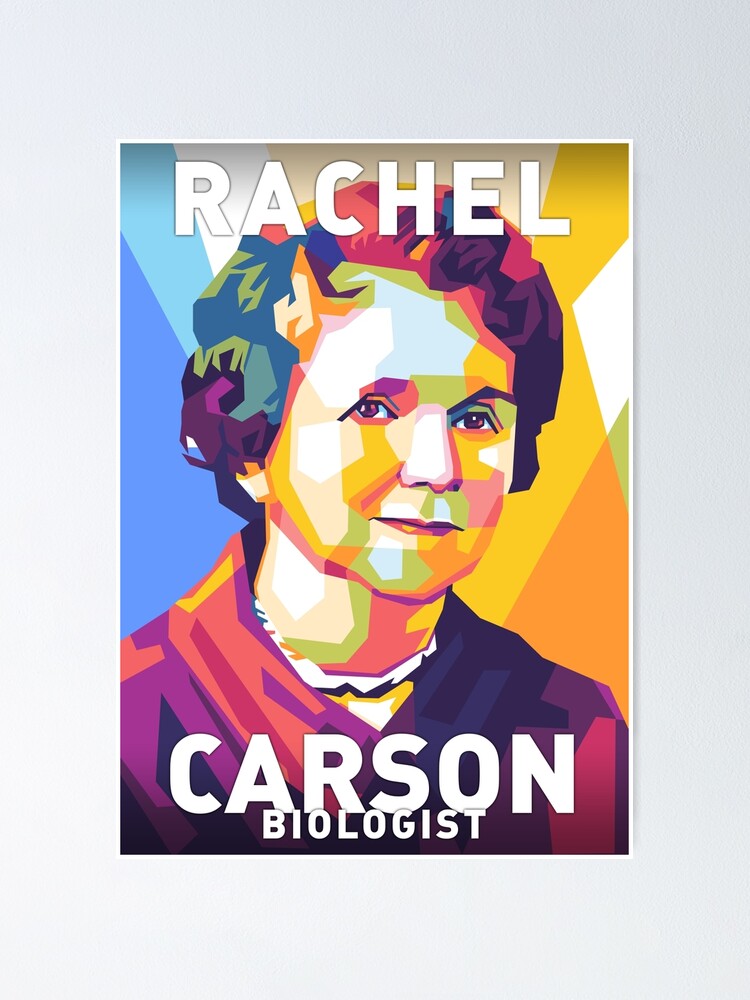 "Rachel Carson" Poster by Shecience | Redbubble