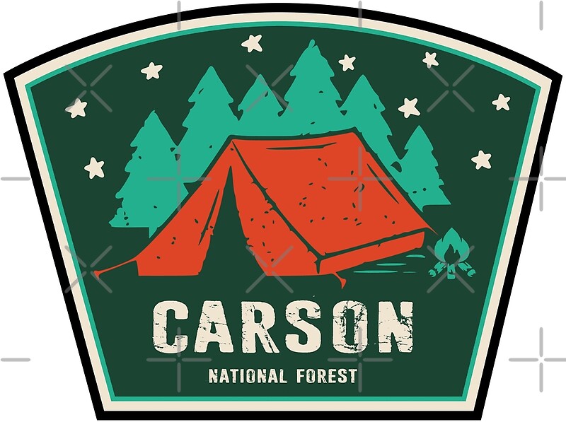 "Carson National Forest Camping" by esskay | Redbubble