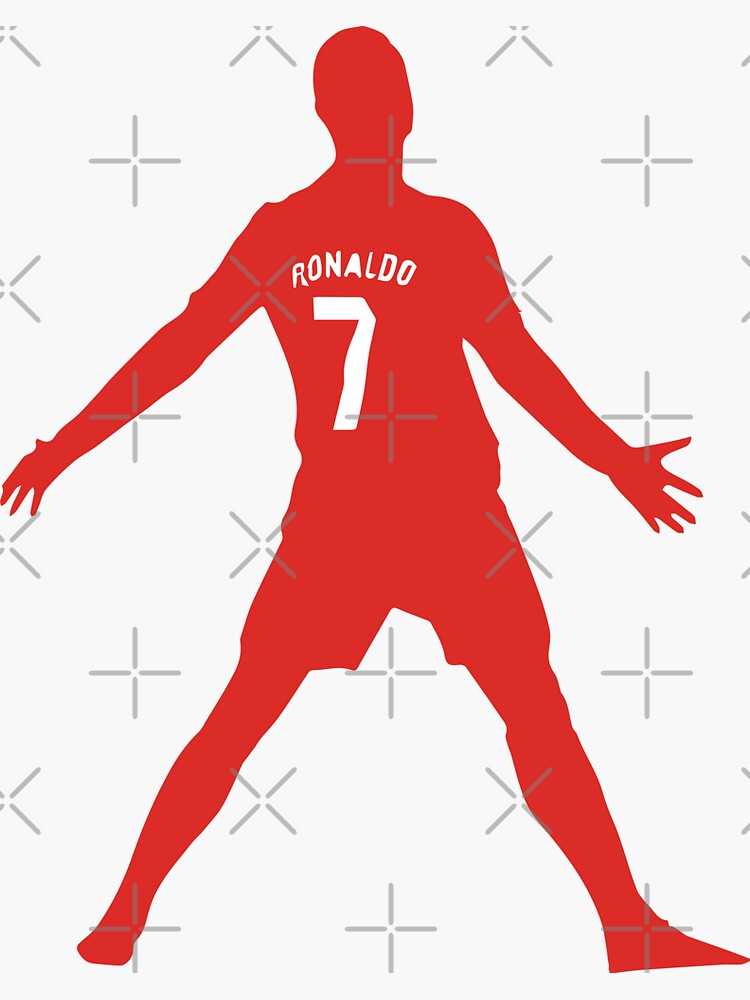 "Cristiano Ronaldo| GOAT | Manchester United" Sticker for Sale by ...