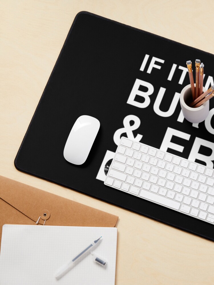 "Funny Burgers And Fries Fast Food Hamburger Cheeseburger" Mouse Pad ...