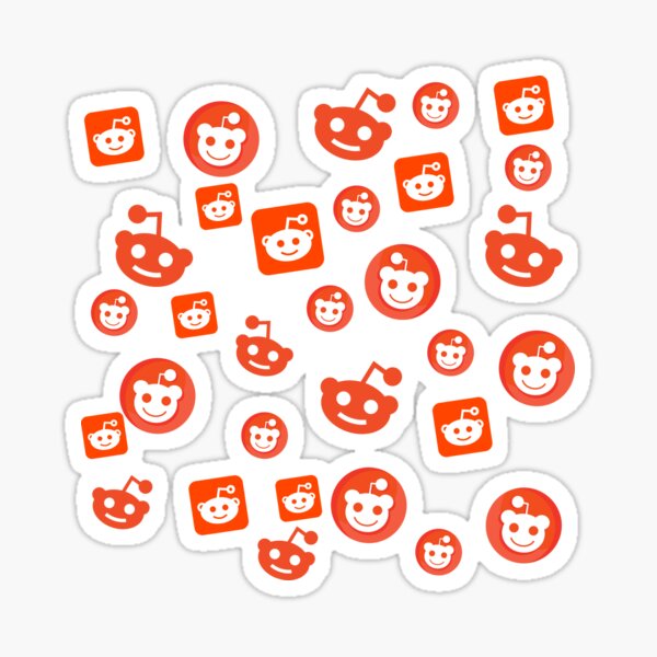 "reddit logo " Sticker for Sale by Rayhan-kw | Redbubble
