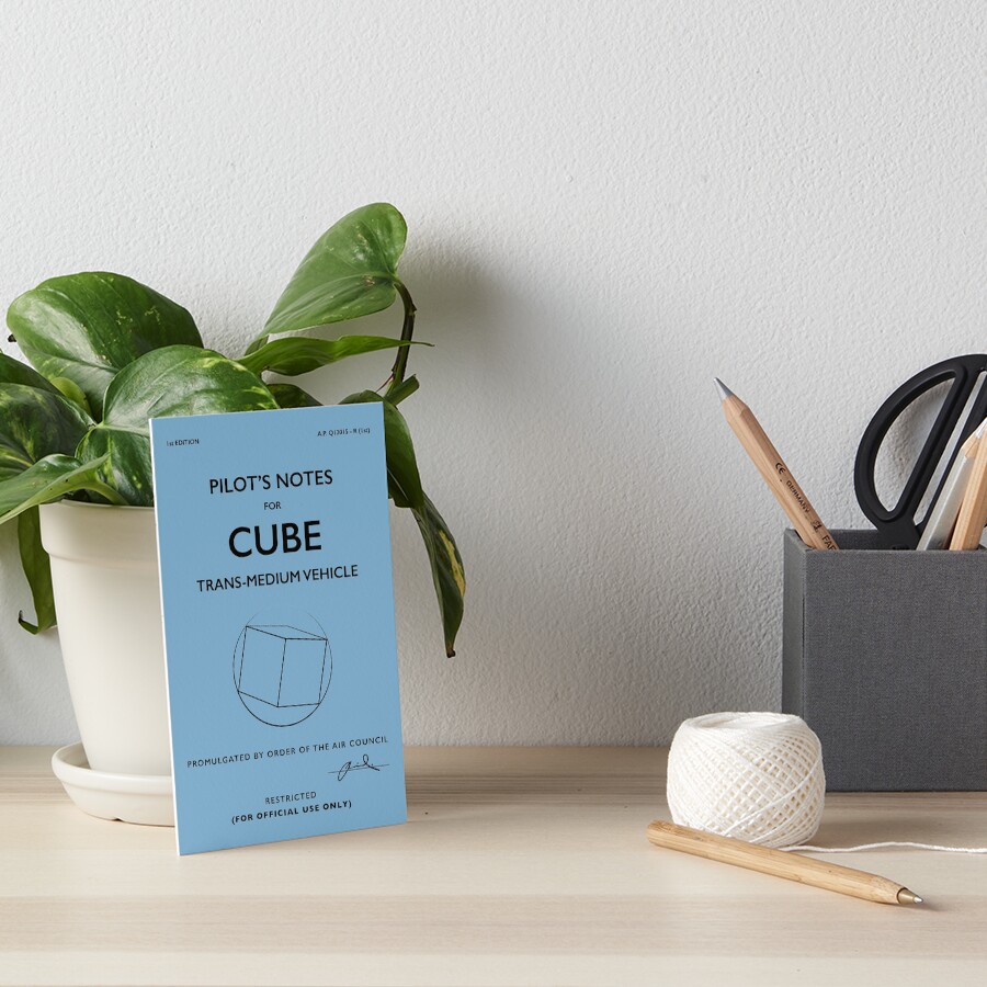 "Cube (in sphere) UAP Pilot Notes" Poster for Sale by ToInfinity ...