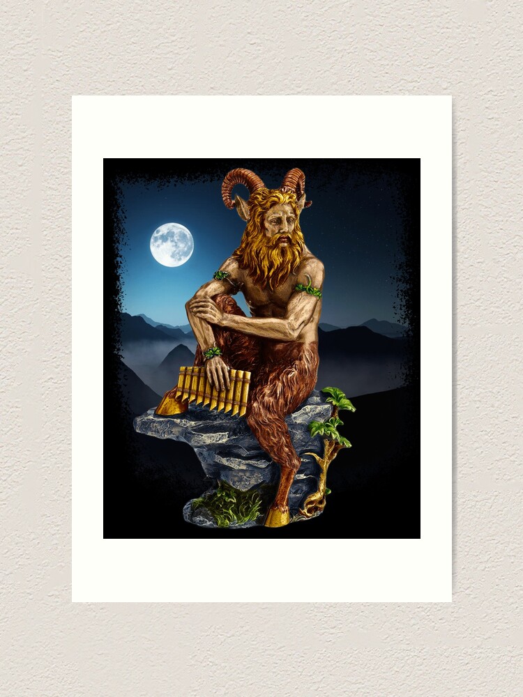 "Pan God of the Wild" Art Print for Sale by signsandsymbols | Redbubble