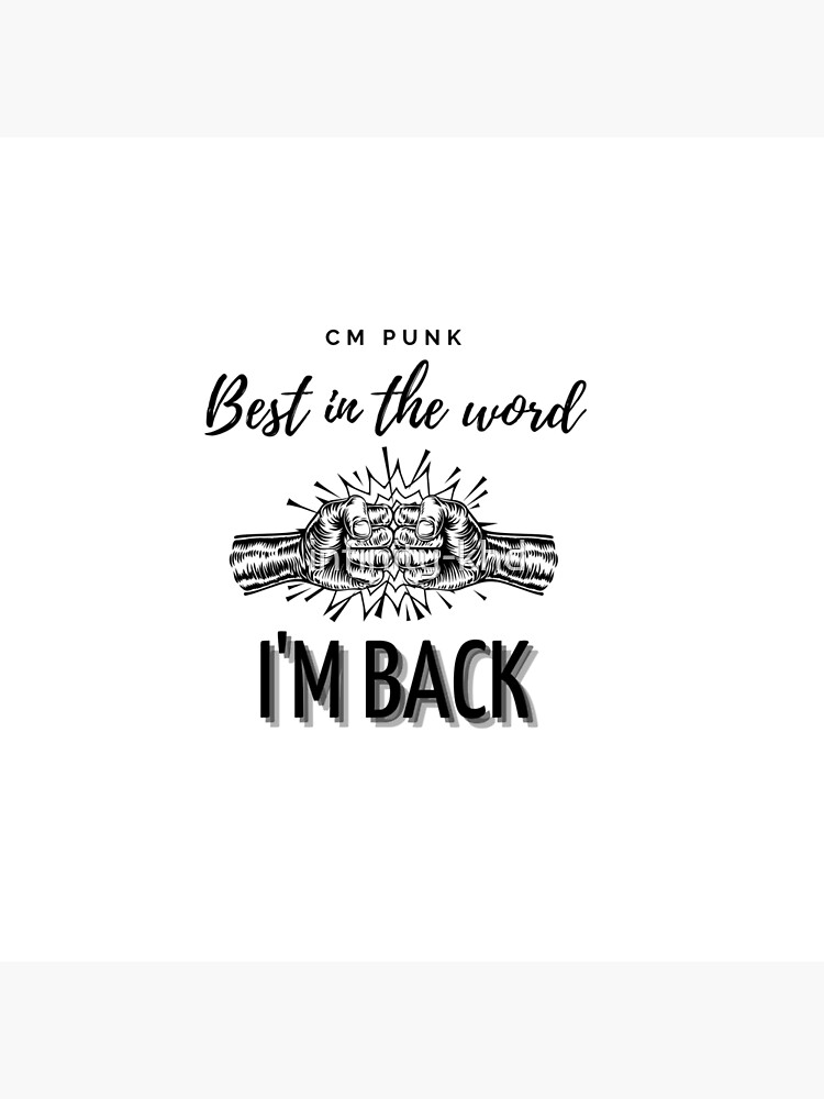 "CM PUNK" Poster for Sale by infinity-khd | Redbubble