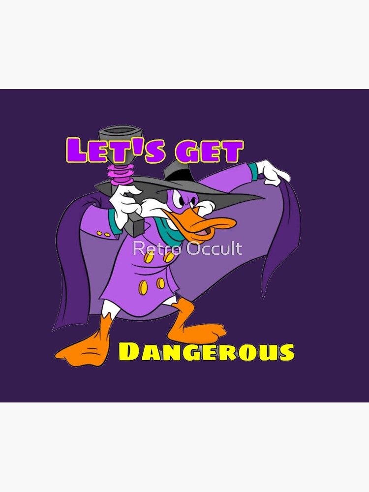 "Darkwing Duck lets get dangerous - cartoon" Throw Blanket for Sale by Uraharashoten | Redbubble