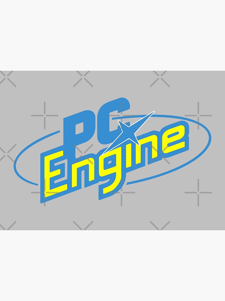"PC Engine Logo (Blue)" Poster for Sale by RubenCRM | Redbubble