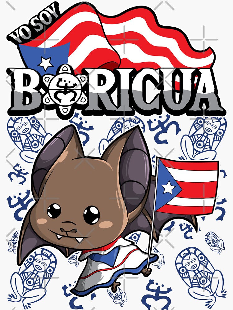 "Yo Soy Boricua - Vampire Bat - Puerto Rico " Sticker for Sale by ...