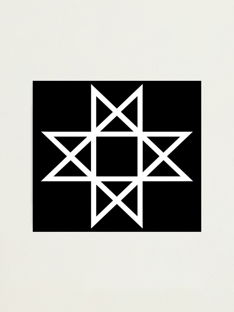 "Auseklis 8 Sided Star Latvian God Symbol Octagram Cross" Photographic ...