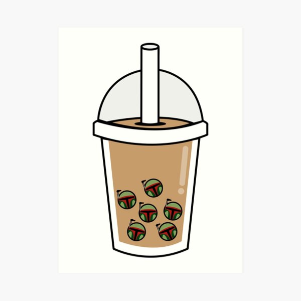 "Boba Fett Boba Tea" Art Print for Sale by Cinemake | Redbubble