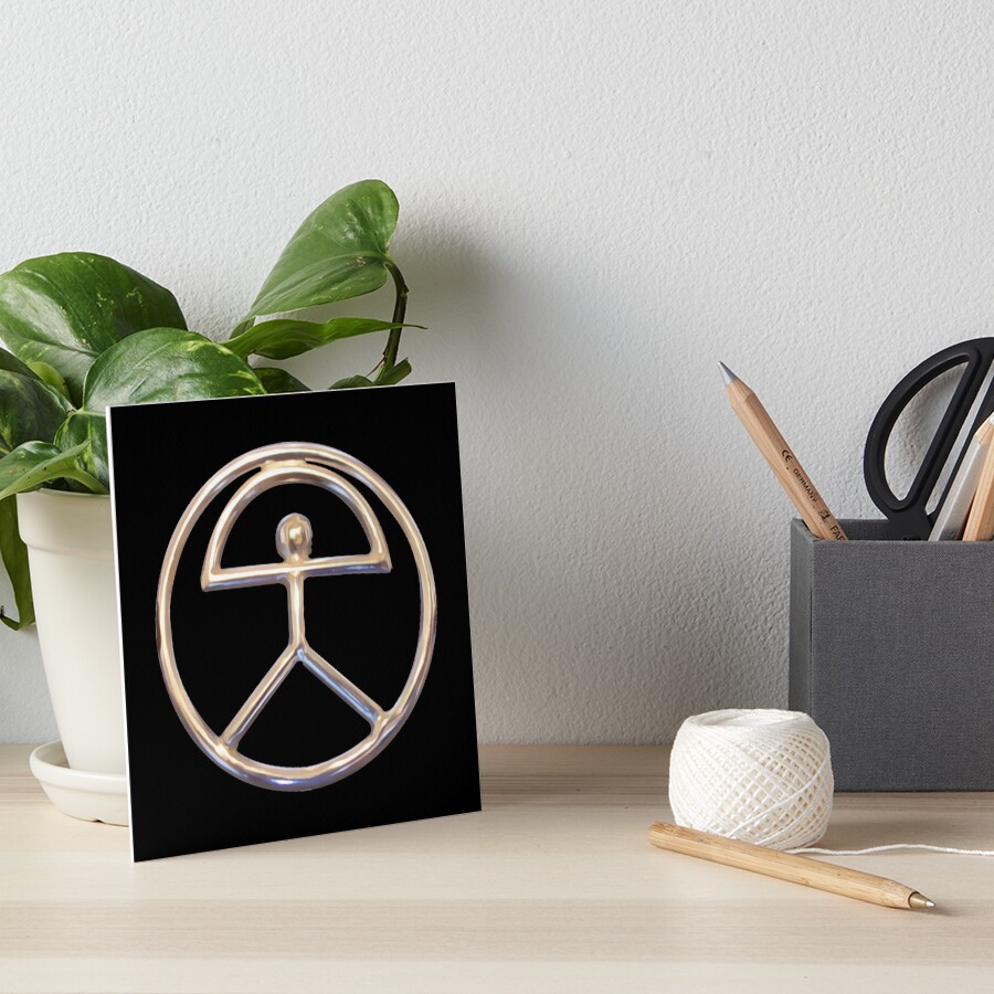 "Indalo Mojacar Man Symbol" Art Board Print for Sale by signsandsymbols ...