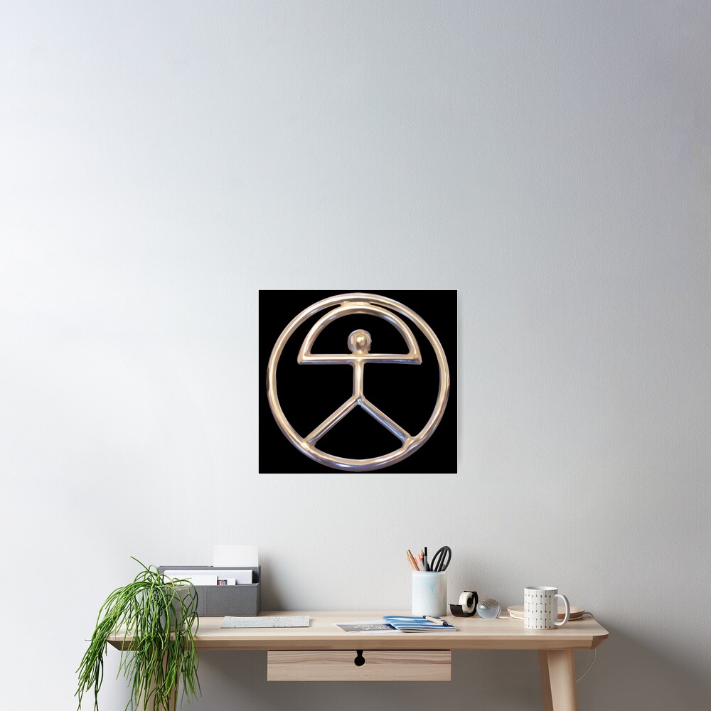 "Indalo Mojacar Man Symbol" Poster by signsandsymbols | Redbubble