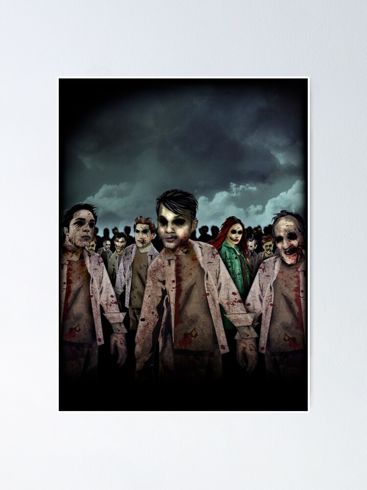 "Zombie Apocalypse" Poster for Sale by welchtoons | Redbubble
