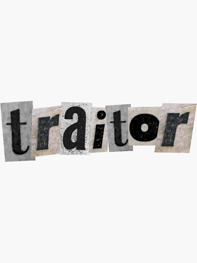 "Traitor design olivia rodrigo " Sticker for Sale by NadiaLang | Redbubble