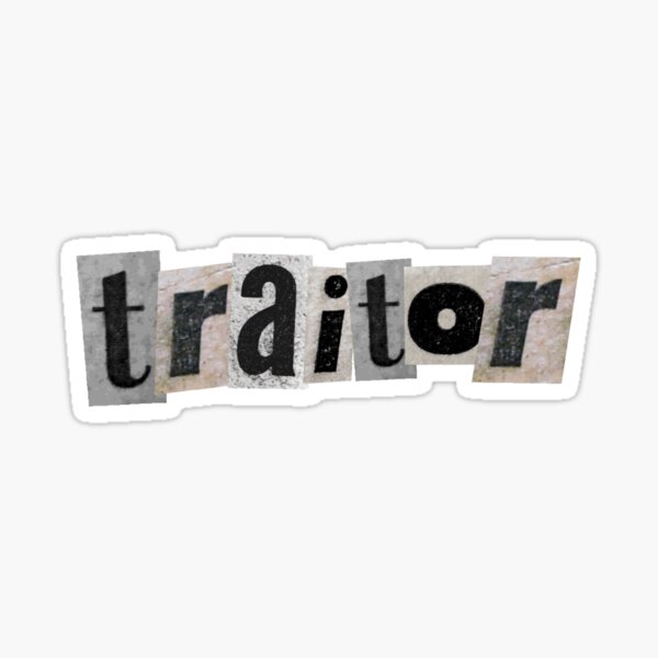 "Traitor design olivia rodrigo " Sticker for Sale by NadiaLang | Redbubble