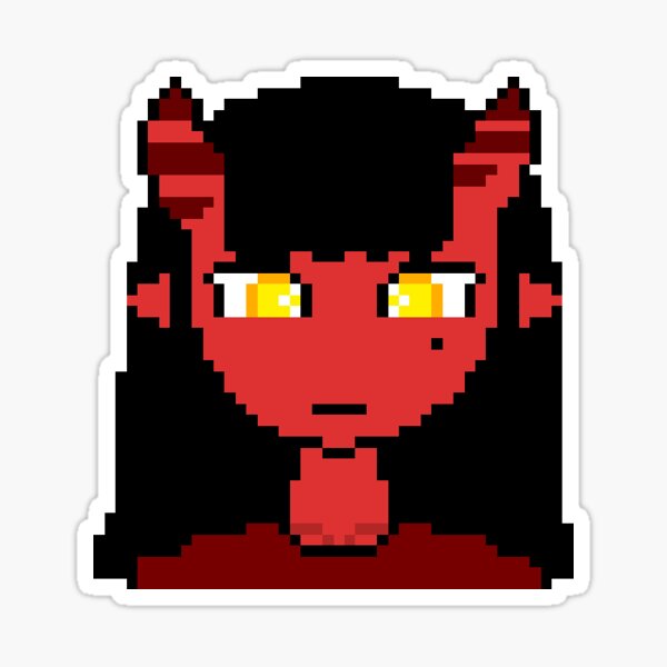 "Meru fanart (White ver.)" Sticker for Sale by 4rrowhead | Redbubble