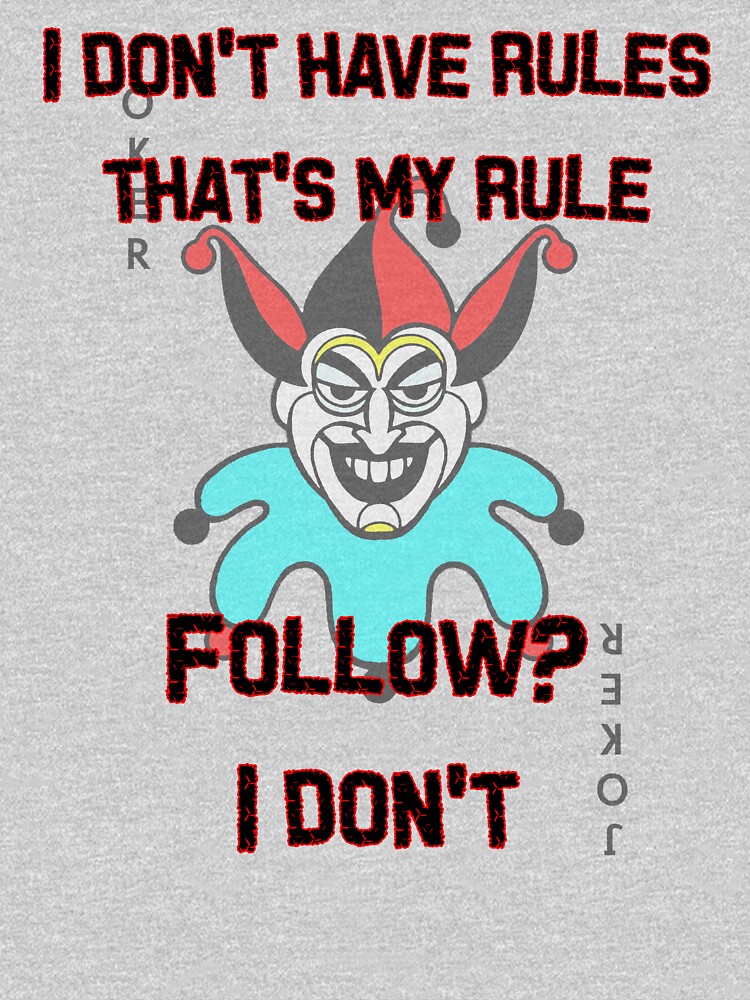 "No rules, funny anarchy joke" T-shirt for Sale by HazardPaay ...