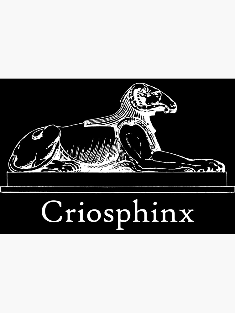 "Criosphinx Ancient Egyptian Symbol" Poster for Sale by signsandsymbols ...