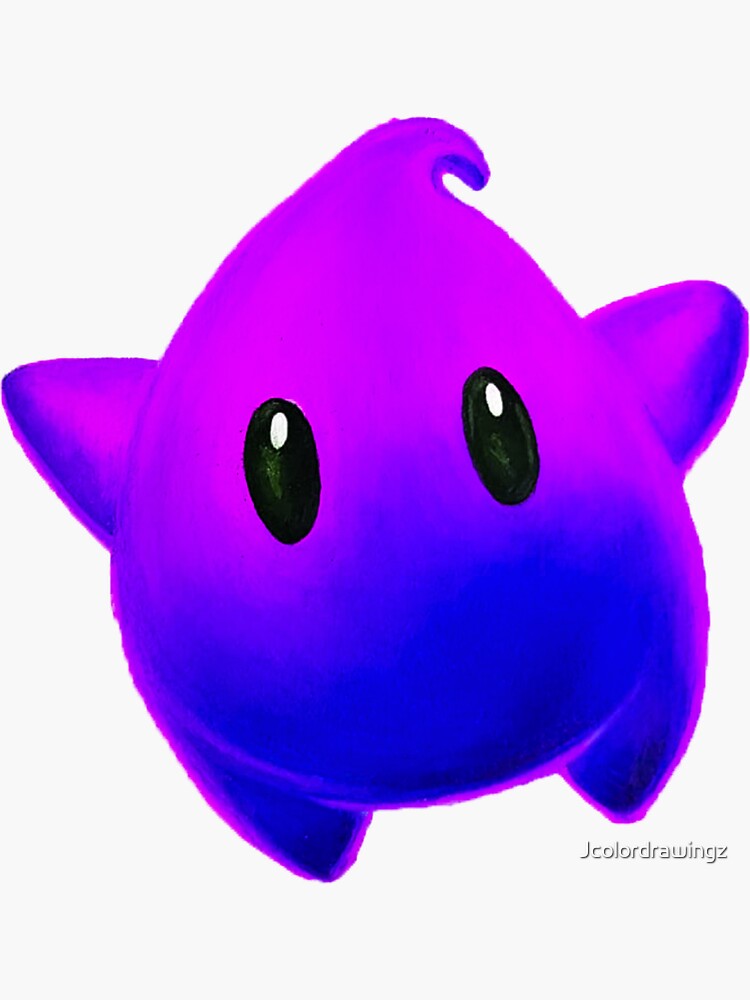 "Luma star drawing" Sticker for Sale by Jcolordrawingz | Redbubble