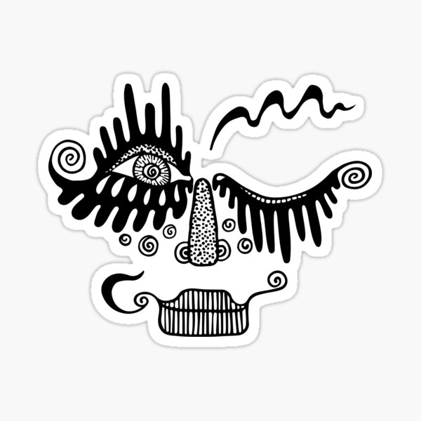 Happy Face Sticker For Sale By Maribryk Redbubble
