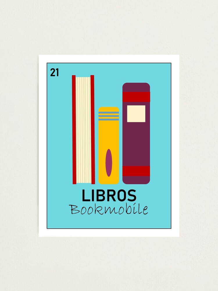 "Libros Bookmobile Logo" Photographic Print for Sale by LittleFoxglove ...