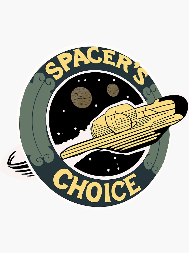 "Spacer’s Choice Logo" Sticker for Sale by Nozzoe | Redbubble