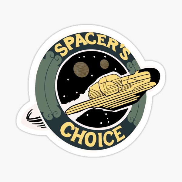 "Spacer’s Choice Logo" Sticker for Sale by Nozzoe | Redbubble