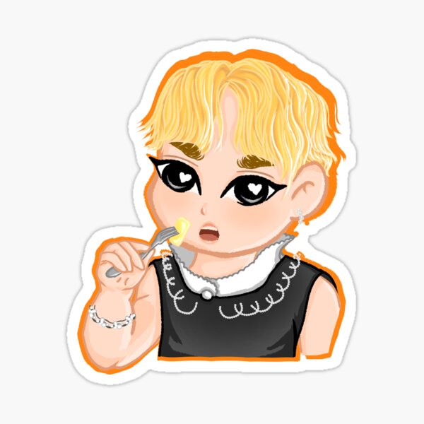 "J-Hope BTS Butter Chibi - No background" Sticker for Sale by ...