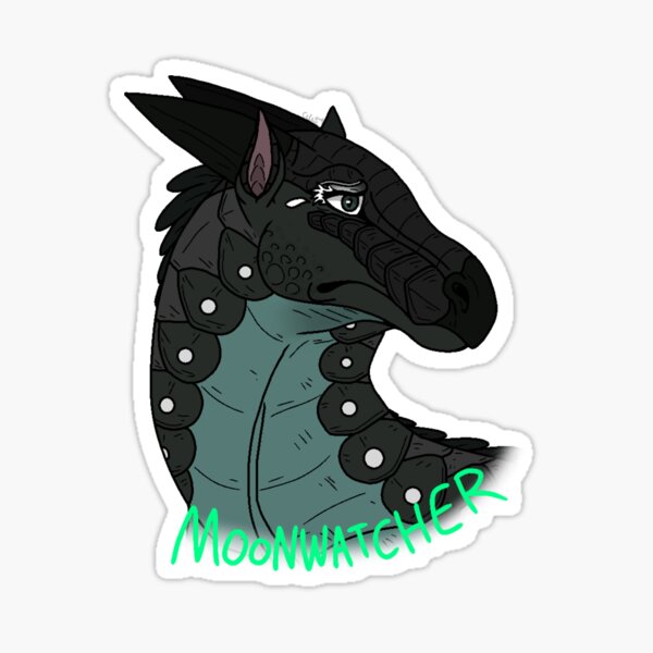 "Wings of Fire: Moonwatcher" Sticker for Sale by Vegasyote | Redbubble