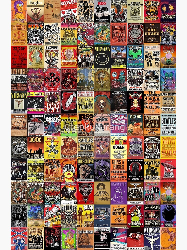 Rock Band Fan Posters for Sale | Redbubble