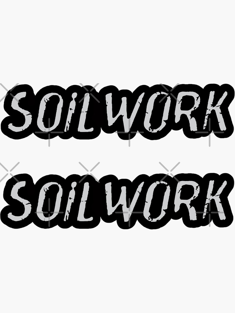 "Soilwork (Transparent) Light Grey" Sticker for Sale by SidsStyles ...