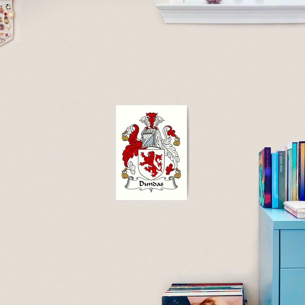 "Dundas Coat of Arms / Dundas Family Crest" Art Print by ...