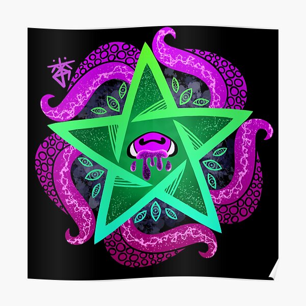 "The Elder Sign" Poster by Rev1701 | Redbubble