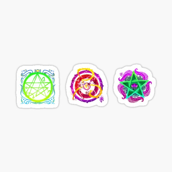 "Signs and Sigils" Sticker for Sale by Rev1701 | Redbubble