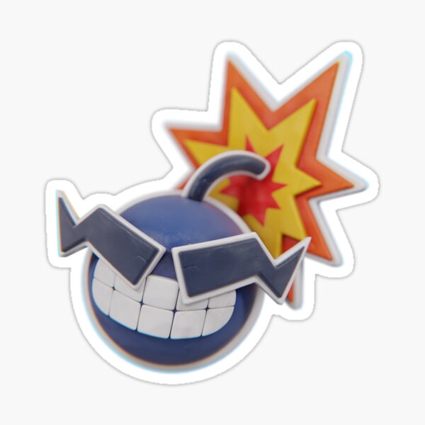 "Wah-Bomb 3D" Sticker for Sale by DanielPascal | Redbubble