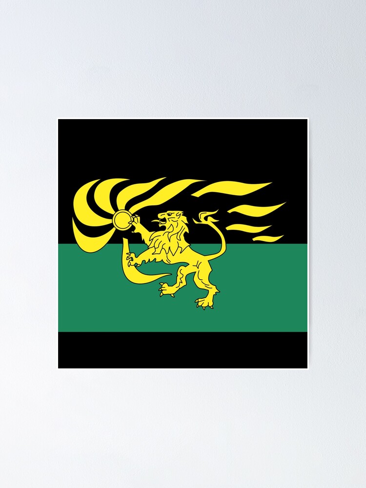 "Zamunda flag" Poster for Sale by jordan5L | Redbubble