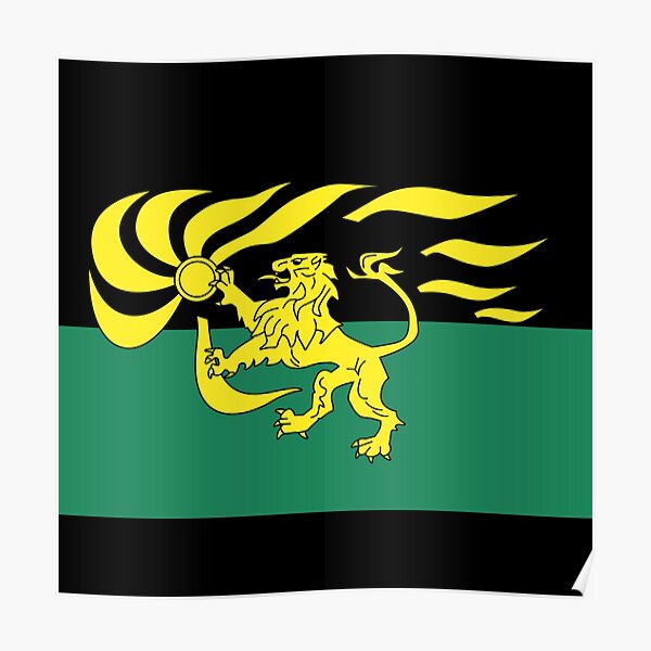 "Zamunda flag" Poster for Sale by jordan5L | Redbubble