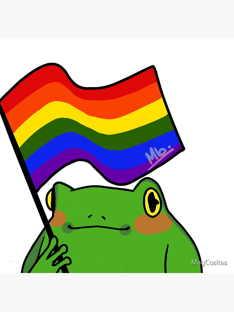 "LGBT FROG" Sticker by MayCositas | Redbubble