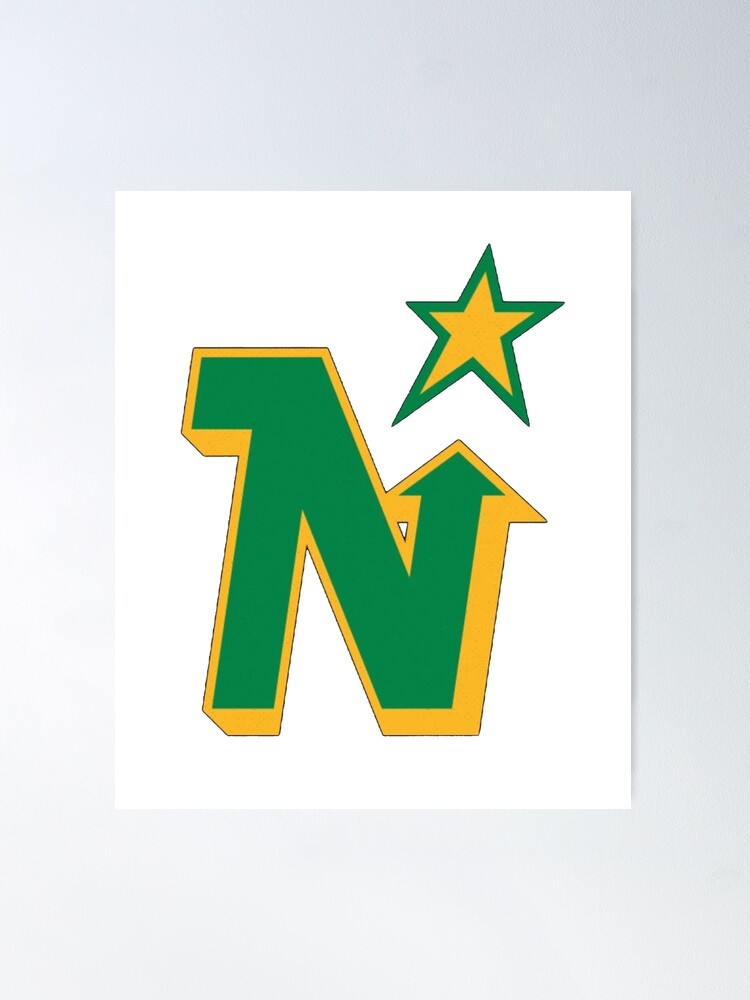 "Minnesota North Stars Vintage Hockey Vintage Logo" Poster for Sale by ...