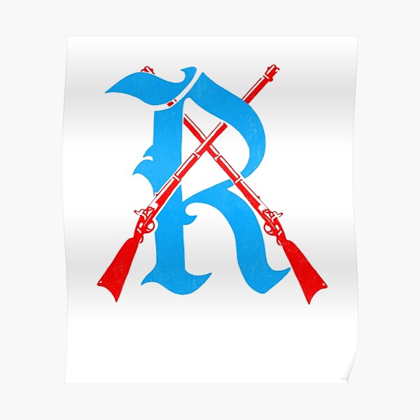 "Richmond Rifles Eastern Hockey League Vintage Logo" Poster for Sale by ...