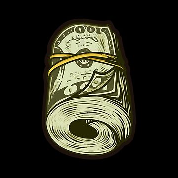 " draw cash money sticker" Laptop Skin for Sale by lukibimldz | Redbubble