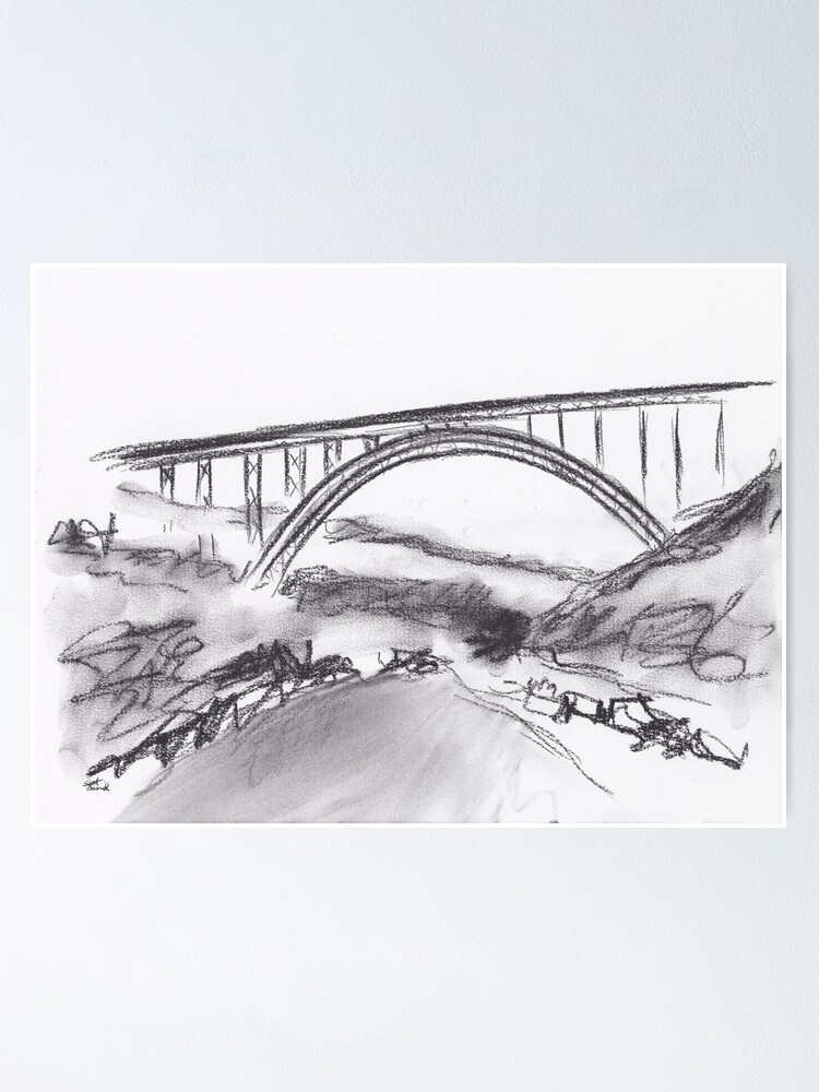 "New River Gorge Bridge" Poster for Sale by ScottDavidArt | Redbubble
