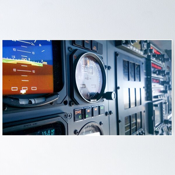 "Pilatus PC-12 Instrument panel" Poster for Sale by GregThompson ...