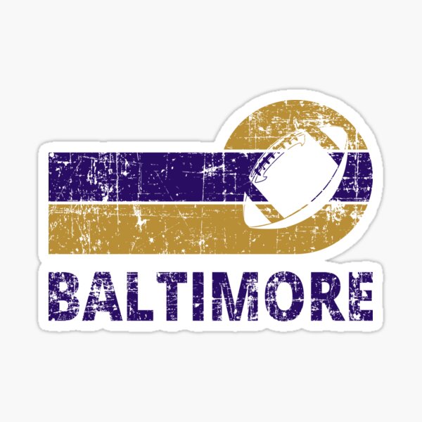 "Baltimore Football Team II" Sticker for Sale by lemon-pepper | Redbubble