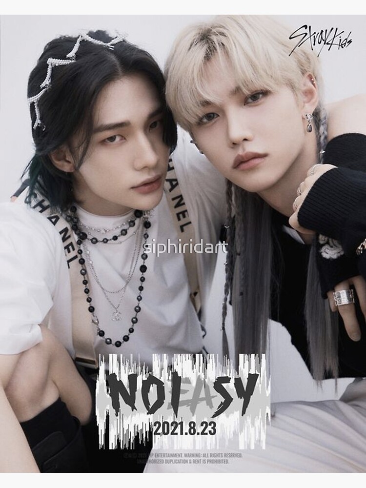 "Hyunjin and Felix - No Easy, Stray Kids" Sticker for Sale by ...