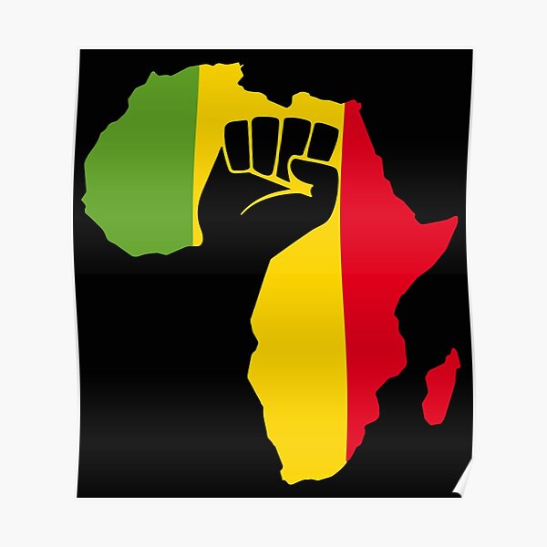 "African Black Power Fist" Poster for Sale by James894 | Redbubble