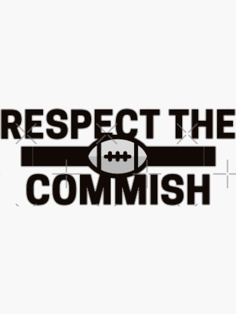 "Copy of Respect the commish" Sticker for Sale by HeavenNo-18 | Redbubble