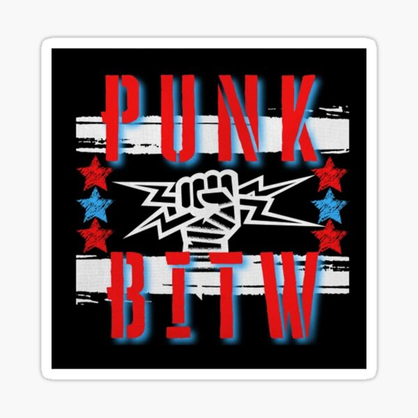 "CM Punk All Elite Wrestling Best in The World BITW" Sticker for Sale ...