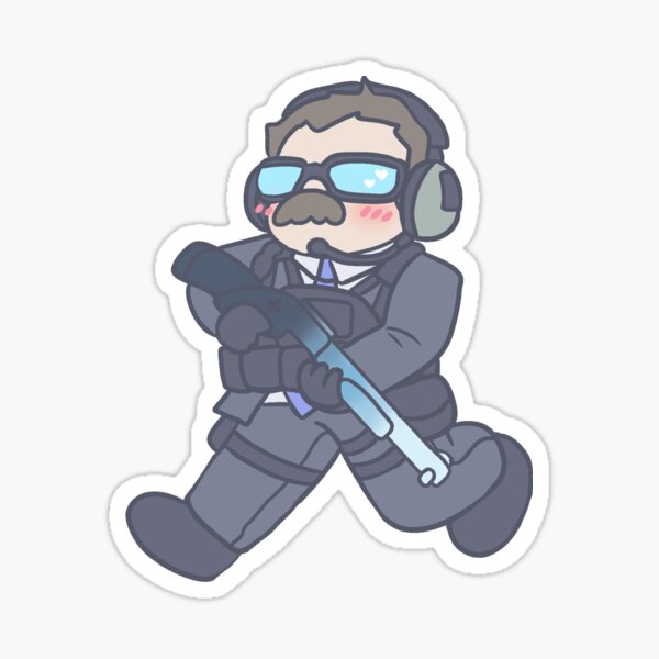 "Fancy dash Warden" Sticker for Sale by Retrodisaster | Redbubble