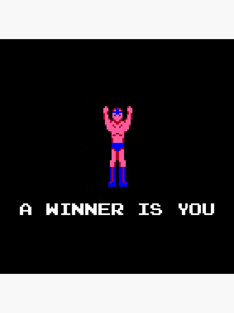 "A Winner Is You" Art Print by pixelskaya | Redbubble
